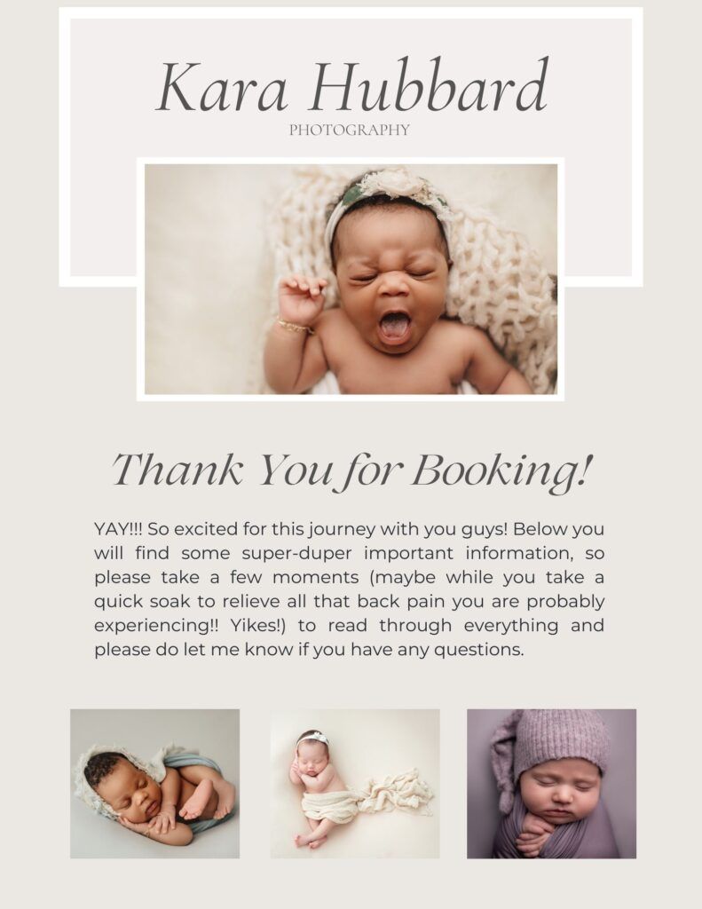 5 Emails You NEED to Prepare Clients for Their Newborn Session